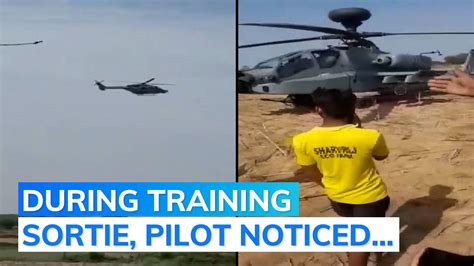 Iaf Chopper‘s Crash Landing Apache Attack Helicopter Faces Trouble