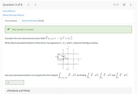 Solved Your Answer Is Correct Consider The Two Dimensional Chegg