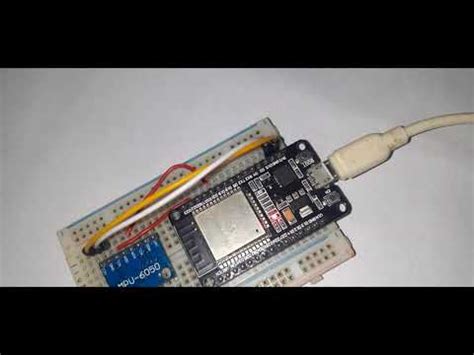 Mpu Gyro Sensor Interfacing With Esp Youtube