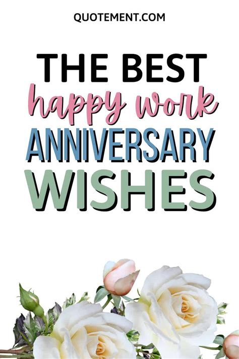 Best Happy Work Anniversary Quotes Wishes And Messages Artofit