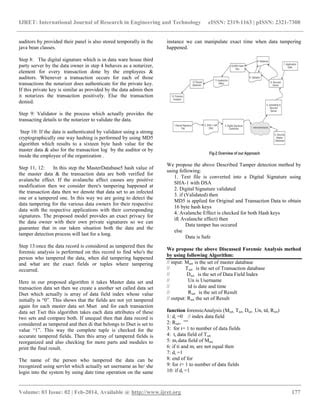 Tiled Bitmap Algorithm And Forensic Analysis Of Data Tampering An Evolutionary Approach PDF