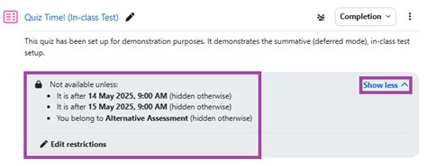 How To Restrict Access To Activities And Resources In Moodle Digital