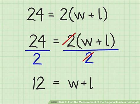 3 Ways To Find The Measurement Of The Diagonal Inside A Rectangle
