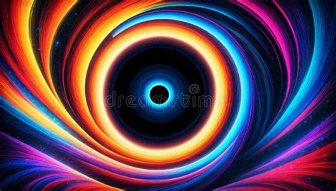 Vivid Spiral Vortex Of Colorful Light Waves Stock Image Image Of Colorful Visual 330061083