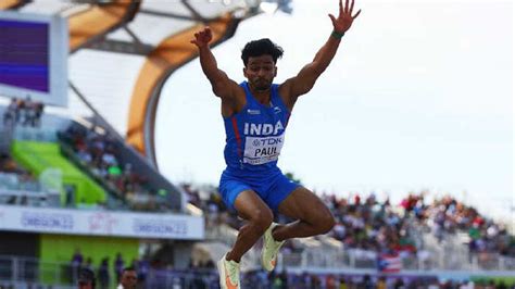 World Athletics Championship 2022 Eldhose Paul Becomes First Indian To