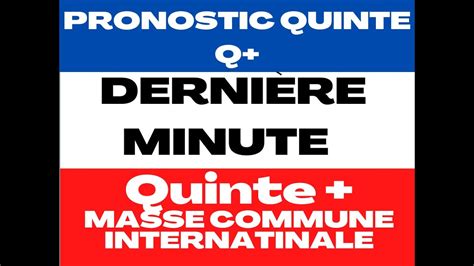Pronostic dernière minute quinté du jour R1C4 VINCENNES PRIX DE