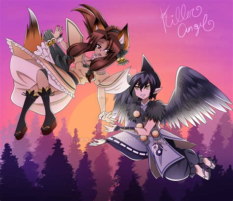 [commission] Shaman King Yokai Au Ren And Kikyo By Danta Kun On Deviantart