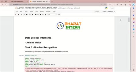 finished task 3 of data science internship at bharat intern anisha