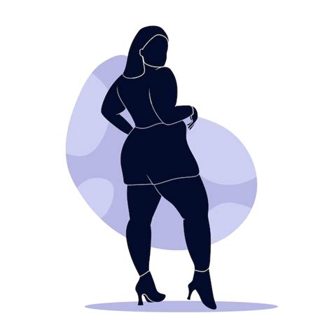 Free Vector Hand Drawn Woman Silhouette Illustration