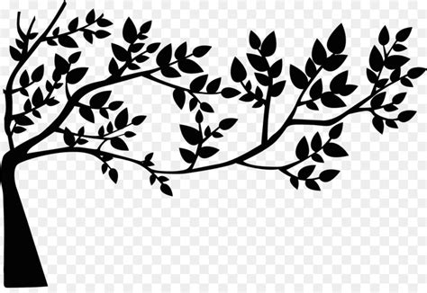Black And White Tree Clipart 1498334
