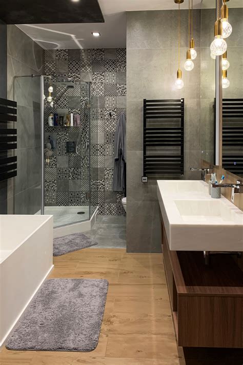 Интерьер квартиры ванная комната в 2025 г Большие ванные комнаты Шикарные ванные комнаты