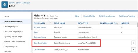 How To Set Visible Lines For Text Area Long Field In Salesforce
