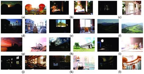 Multi Exposure Source Image Sequences Used In The Experiments A
