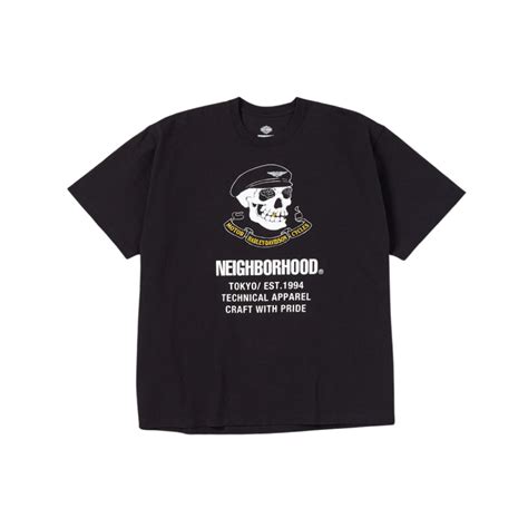 네이버후드 X 할리 데이비슨 숏슬리브 티셔츠 블랙 Neighborhood Kream