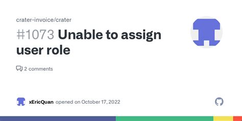Unable To Assign User Role · Issue 1073 · Crater Invoicecrater · Github