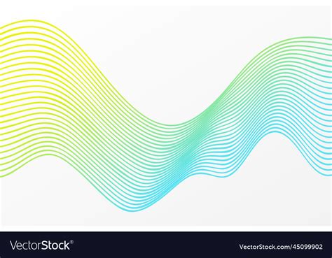 Abstract Curve Pattern Blend Wave Background Vector Image