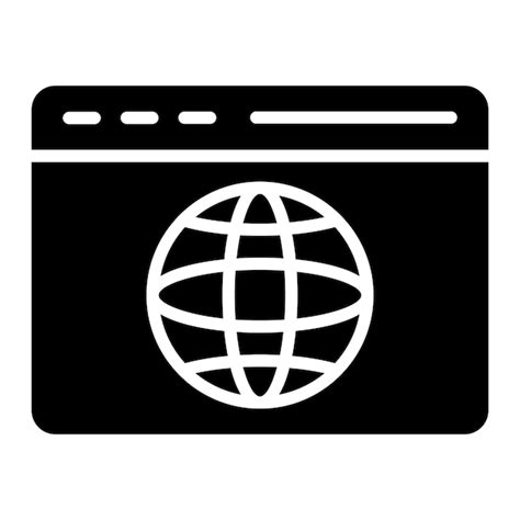 Premium Vector Browser Vector Icon Design Illustration