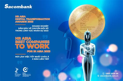 Sacombank Collects Double Win At 2023 HR Asia Awards