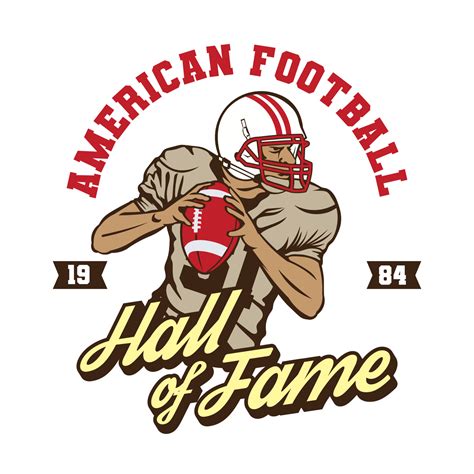 American Football Player Vector Illustration Perfect For T Shirt