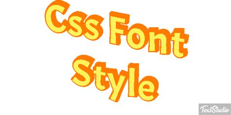 Css Font Style Font Animated  Logo Designs