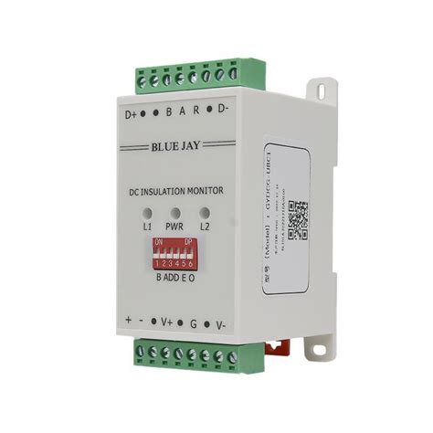DIN Rail DC Line Permanent Insulation Monitor Relay For V Range Of Electric Vehicle