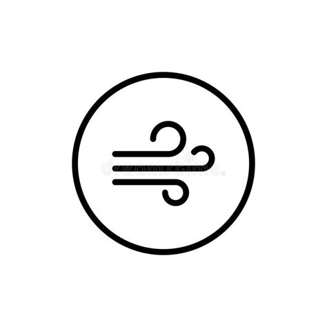 Air Conditioning Linear Style Icon Heating Ventilation And Cooling