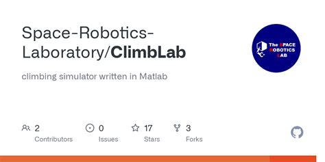 Github Space Robotics Laboratory Climblab Climbing Simulator Written In Matlab