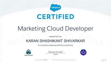 Karan Shivarkar On Linkedin Salesforce Marketing Cloud Developer