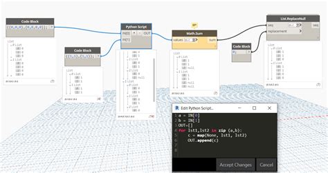 Sum Of Two Lists With Different Length Lists Logic Dynamo