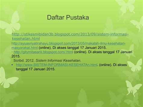 Sistem Informasi Kesehatan Ppt
