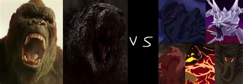 Godzilla And Kong Vs The Titans By Mnstrfrc On Deviantart