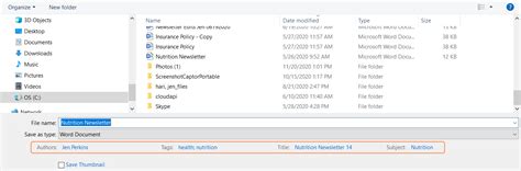 Working With Built In Metadata FileCloud Docs Server