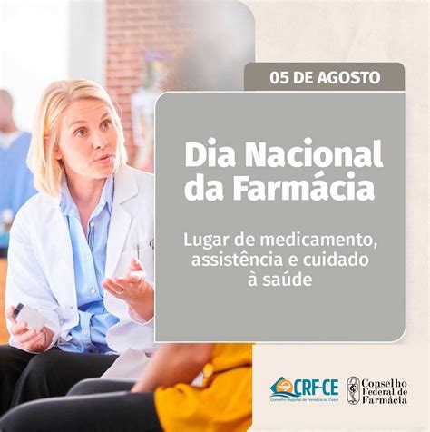 5 De Agosto é Dia De Comemoração Tripla Para A Classe Farmacêutica é