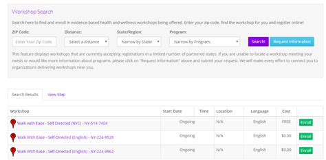 Adding Find A Workshop To Your Website Compass Help Center