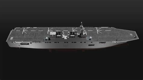 Jmsdf Hyuga Class Helicopter Carrier 3d Model Cgtrader