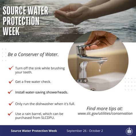 Source Water Protection Week Public Utilities