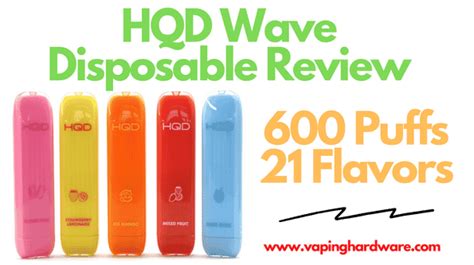 HQD Wave Disposable Pod Review 600 Puff Vape With 21 Taste Tingling