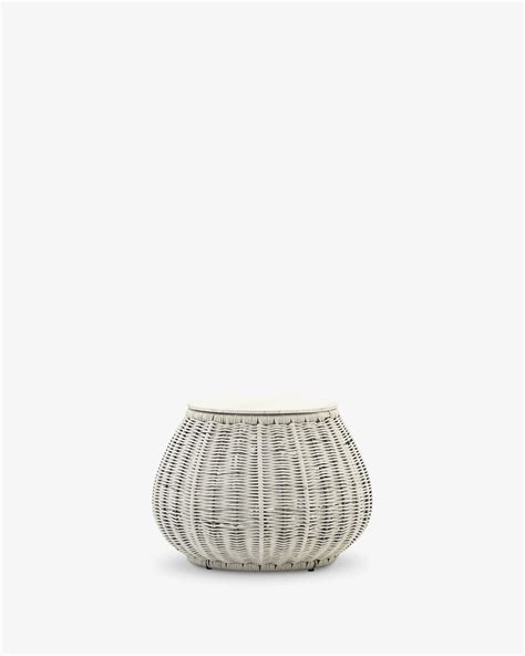 Table Basse De Jardin Ronde Avec Corde Grise Et Pierre 70cm Defora Home