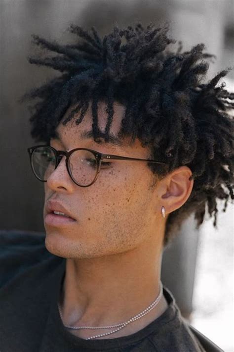 Cool Hairstyles For Black Men With Glasses Pictures Guide