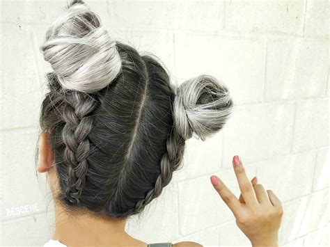 Upside Down French Braid Bun Tumblr