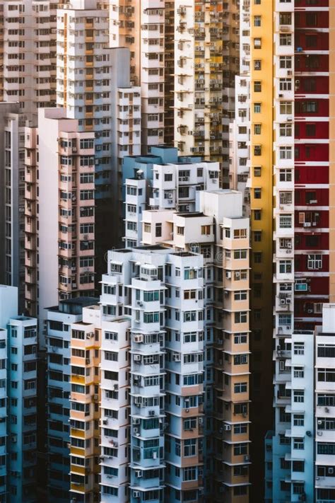 High Density Residential Architecture City Buildings Comeliness Stock