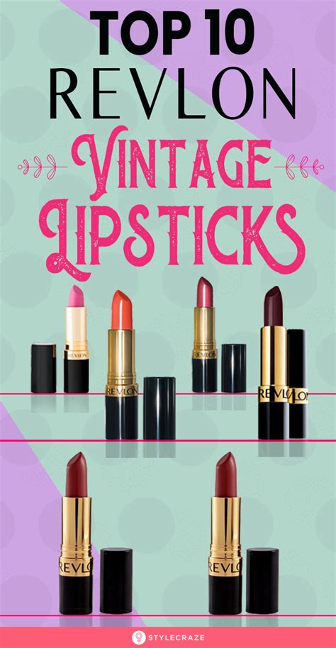 10 Best Revlon Vintage Lipsticks And Reviews 2022 Update Artofit
