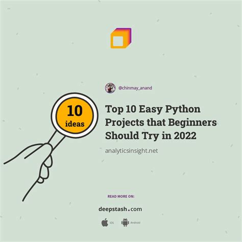 Top Easy Python Projects That Beginners Should Try In Deepstash