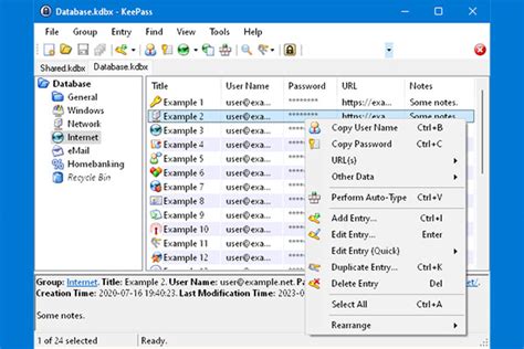 دانلود نرم افزار Keepass Classic Edition 257 مدیریت ایمن رمزهای عبور