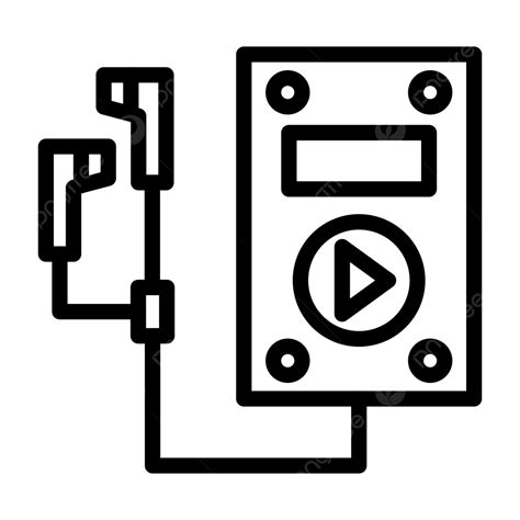Ipod Line Icon Vector Ipod Icon Apple Decide Png And Vector With