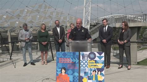 Spokane Mayor Police Chief Announce Initiative For Safe Downtown