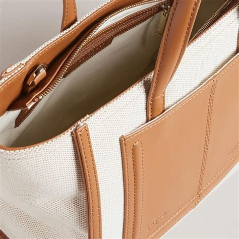 Ted Baker Aksanna Medium Canvas Tote Bag — Thebagstorenl