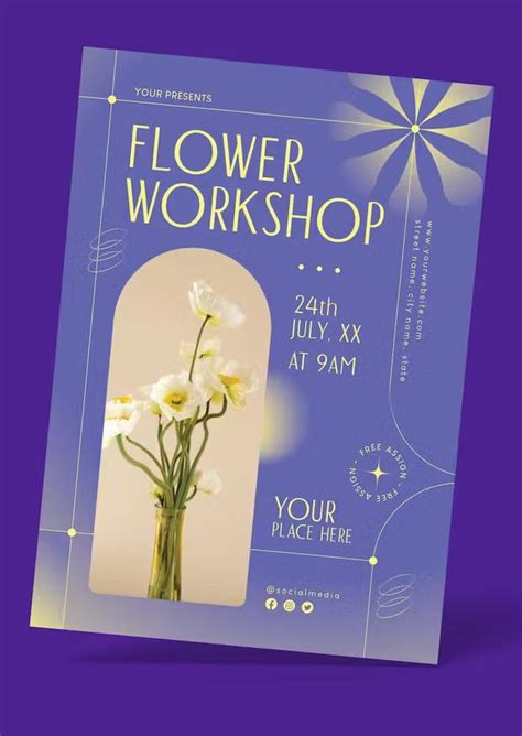 Design Workshop Flyer Template Psd Artofit