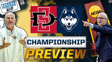 2023 Mens National Championship Preview San Diego State Vs Uconn