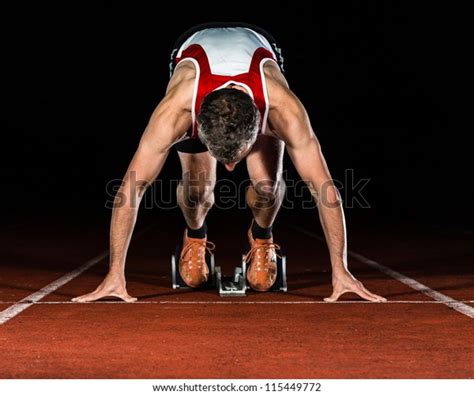 Sprintstart Track Field Stock Photo Edit Now 115449772